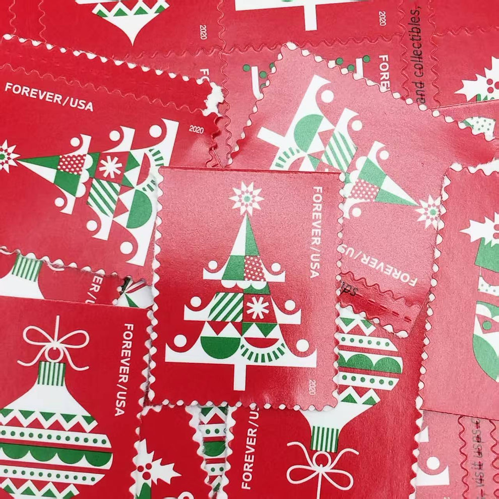 2020 Holiday Fun Christmas Forever Stamps - Forever Postal