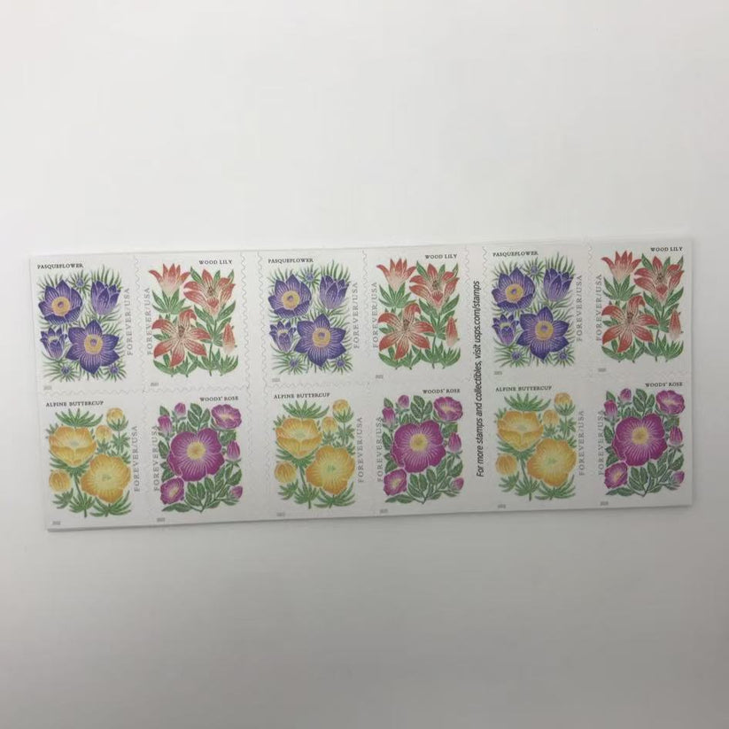 2022 Mountain Flora Forever Stamps 100 pcs - Forever Postal